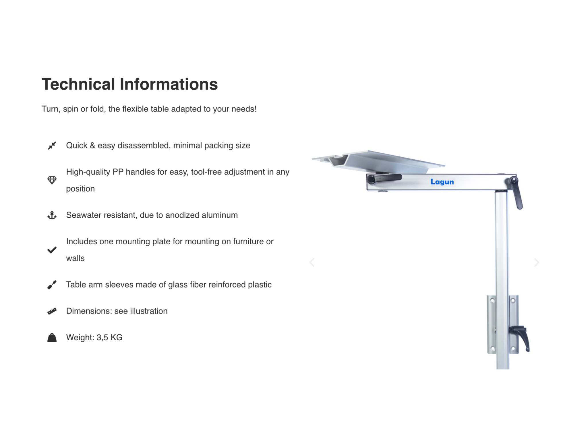 Lagun Table & Table Top - KATA